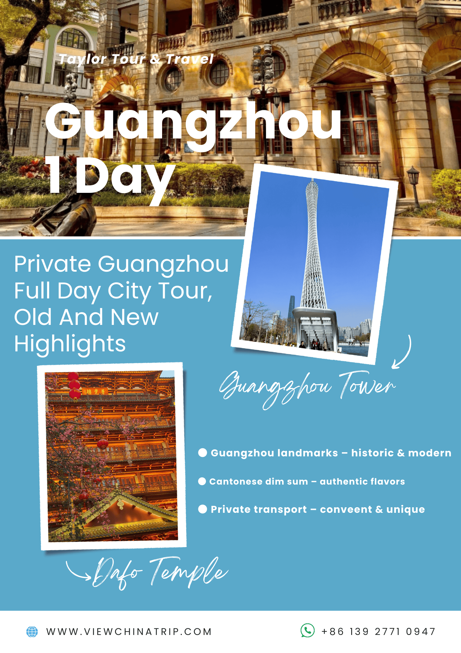 Guangzhou 1 Day Tour (Private Guangzhou Full Day City Tour, Old And New ...