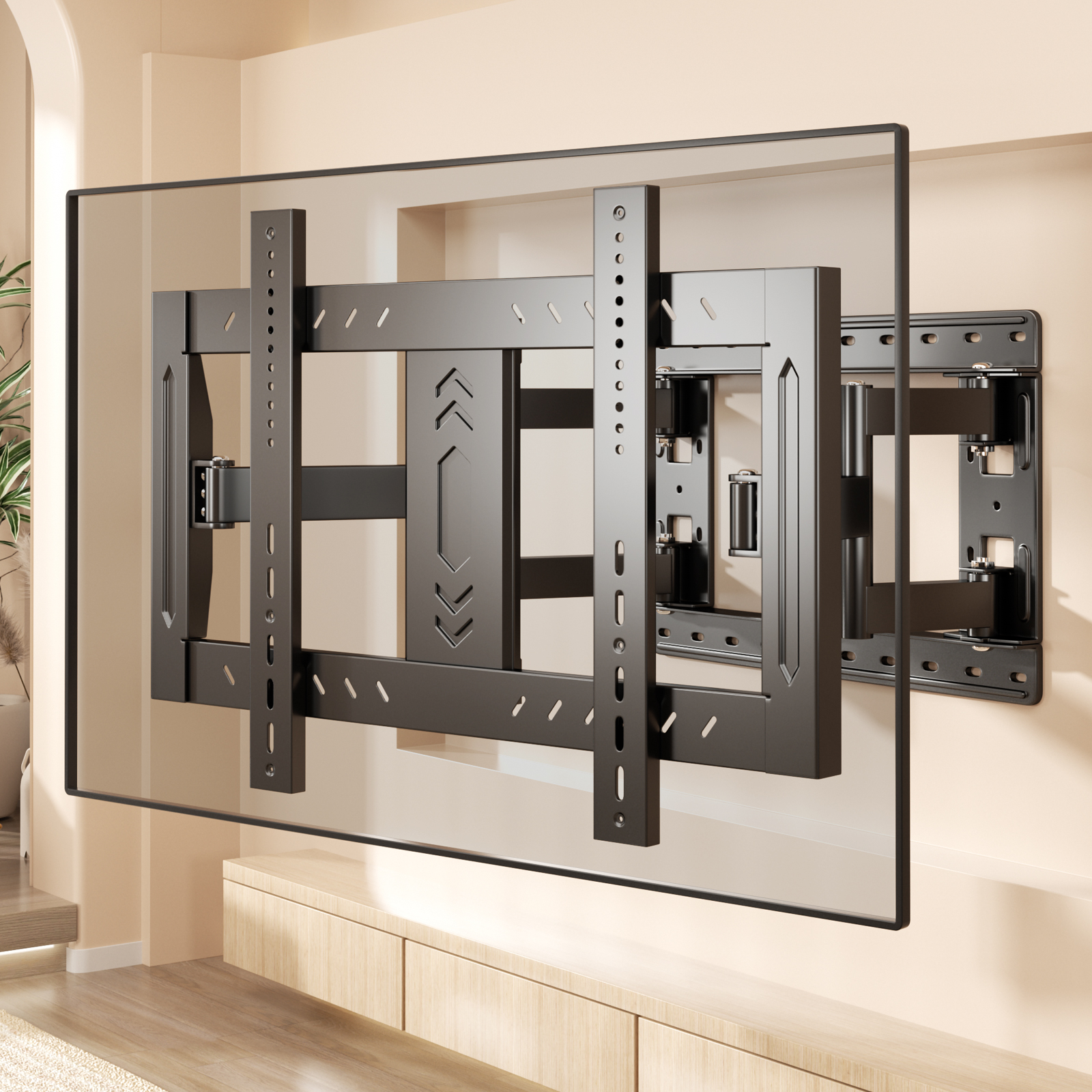 Full Motion TV Wall Mount for Most40-85‘’inch TVs up to 176 lbs, Wall ...