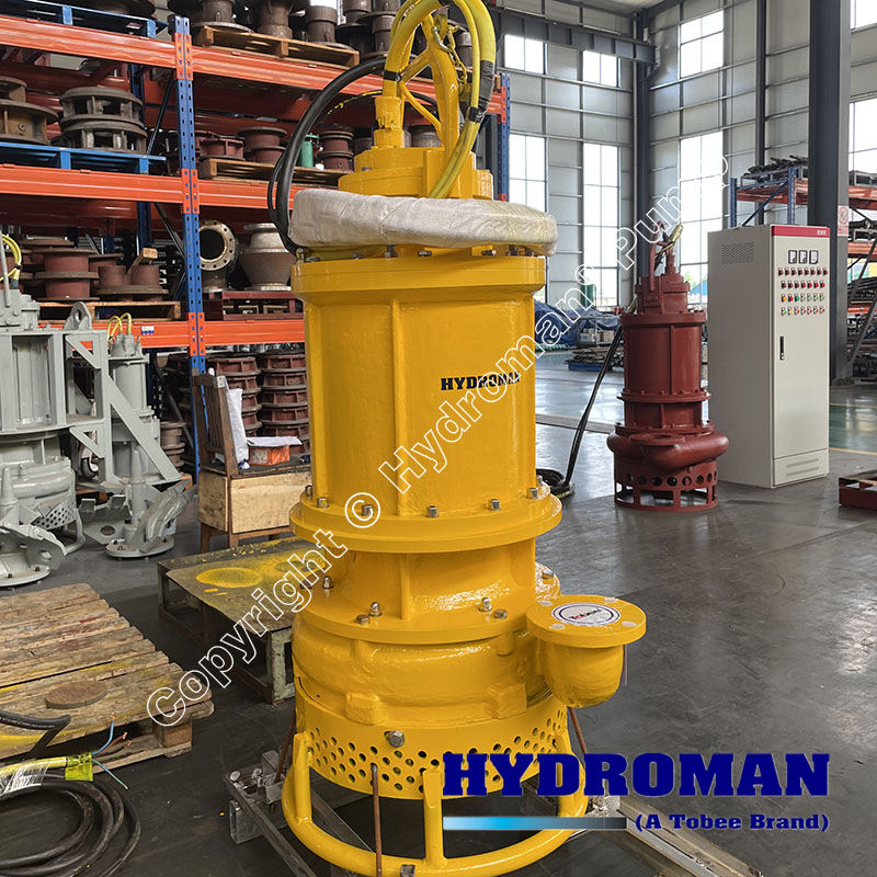 Cable Deployed 6 Inch Submersible Ash Slurry Pump with Electric Agitator