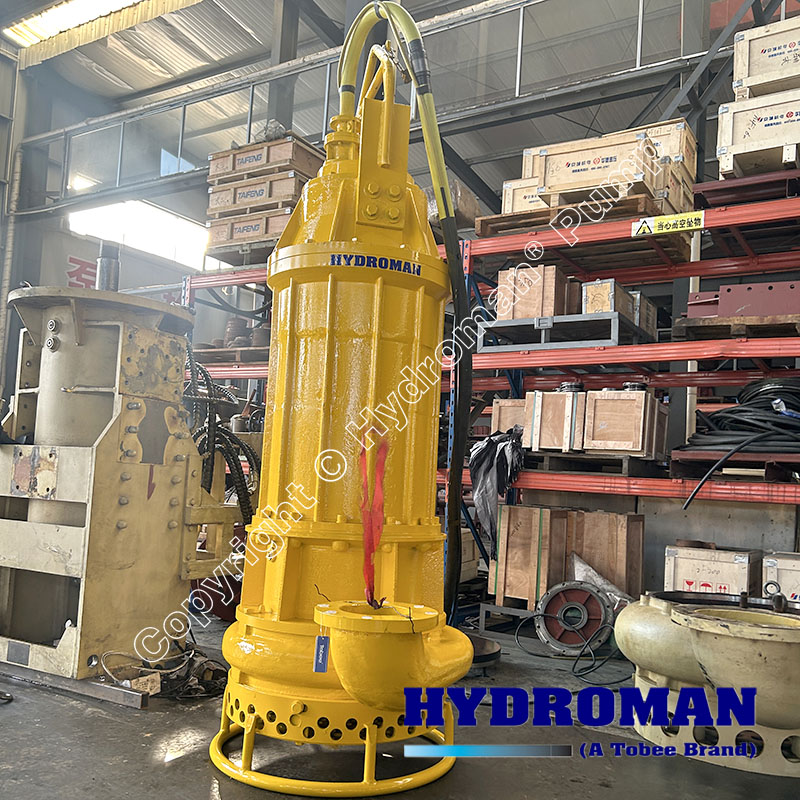 132kw Submersible Pump with Hydroman Electric Agitator for Maintaining ...