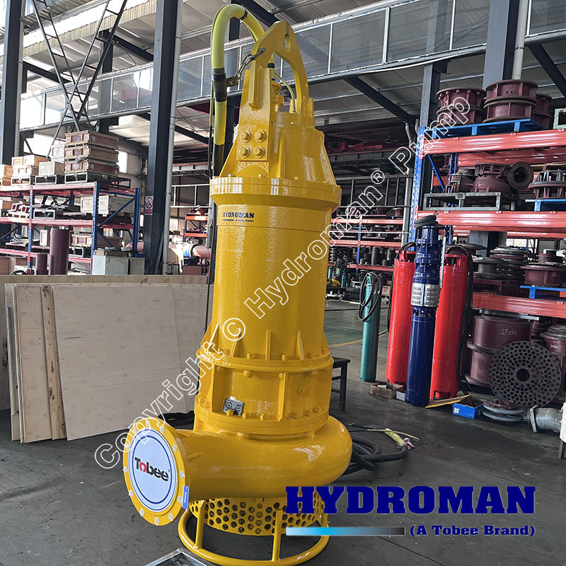 Hydroman Vertical Agitator Slurry Submersible Pumps for Handling Cement ...