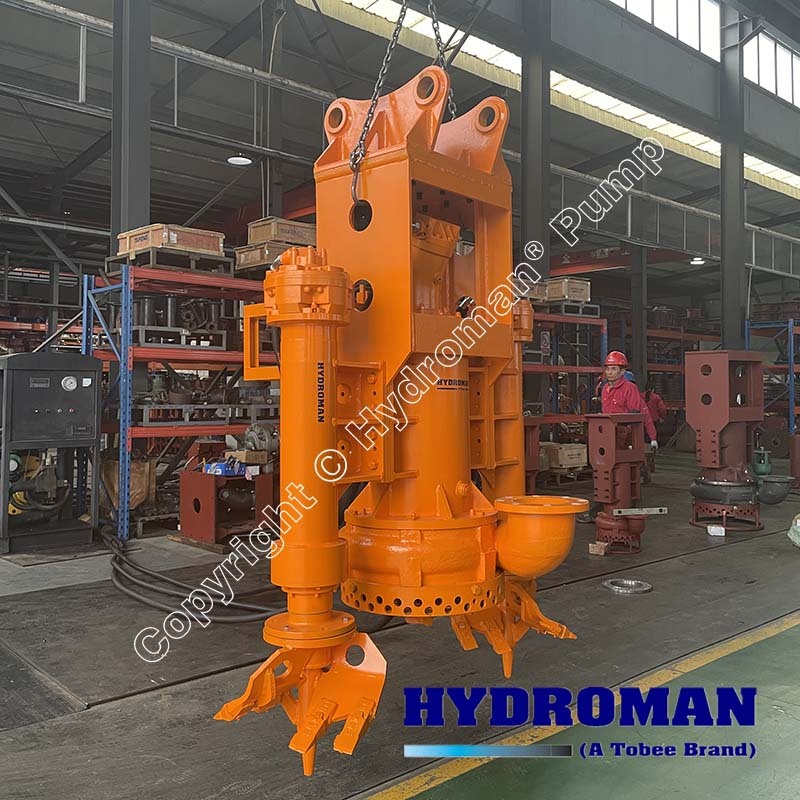 Hydraulic Submersible Sludge Sand Pumps, Excavator Mounted Submersible ...