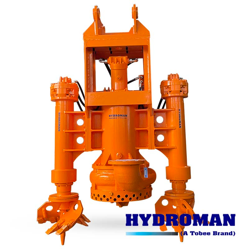 Excavator Mounted Hydraulic Pump with 2 Sides Agitators or Cutters for ...