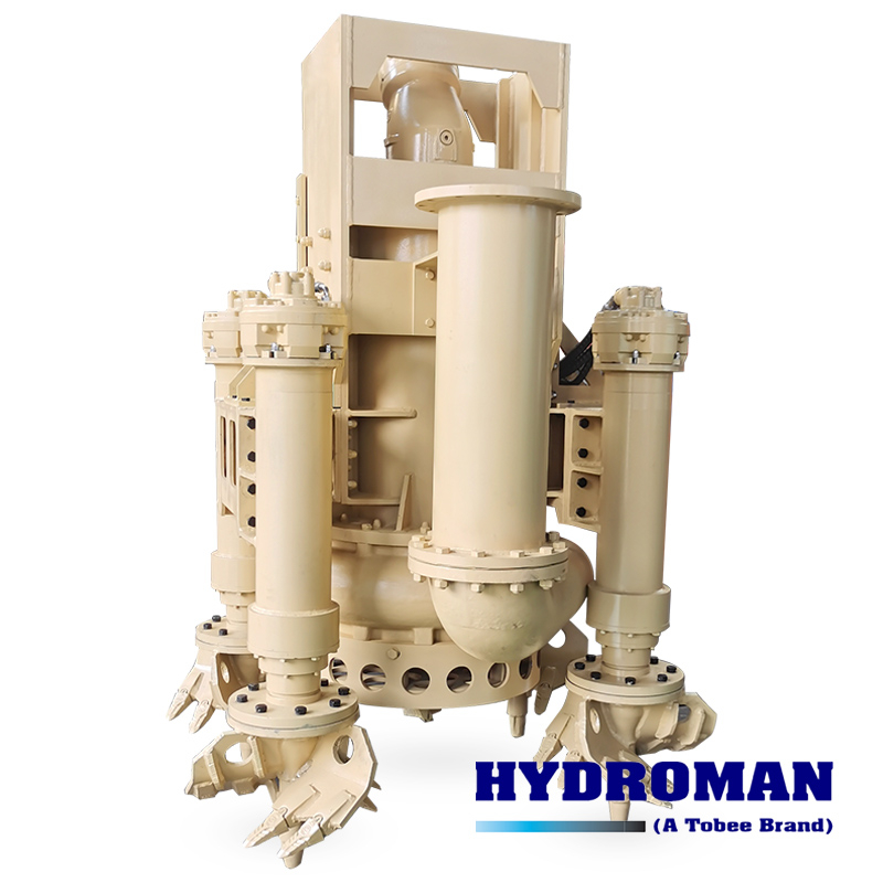 Excavator Mounted Hydraulic Slurry Pump with 4 Sides Cutters for Sea-Marine
