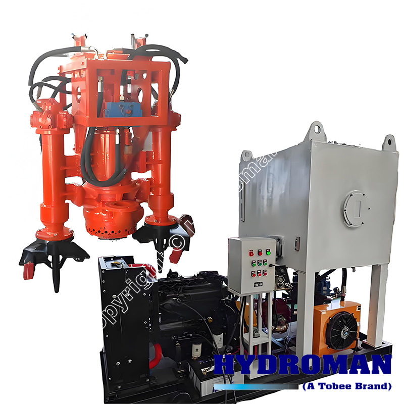 Hydroman Complete Submersible Pump Driven by Diesel Hydraulic Power ...