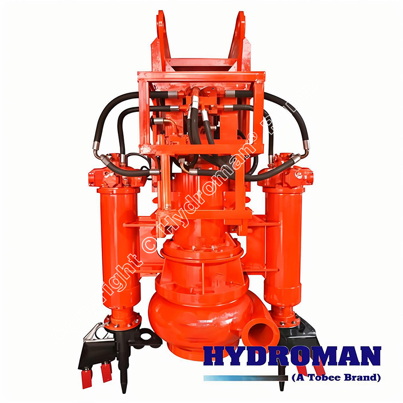 Hydroman Large Capacity Slurry Pump with Hydraulic Twin Rotary Side ...