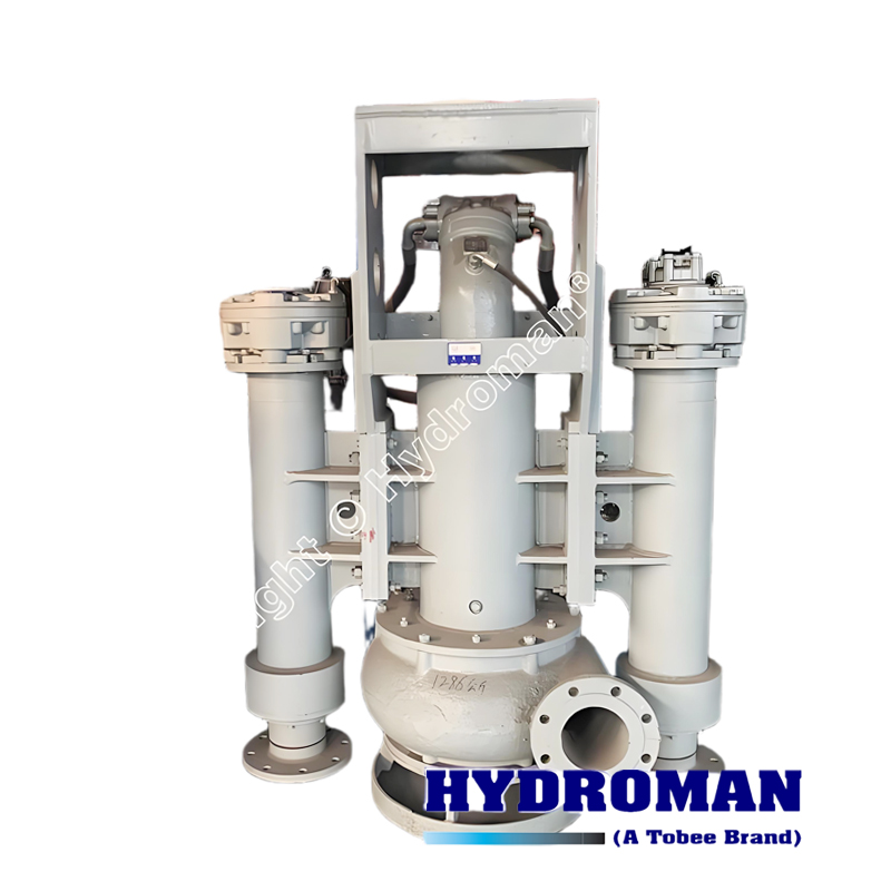 Hydroman Immersion Slurry Pump with Double Lateral Cutter Arms for ...