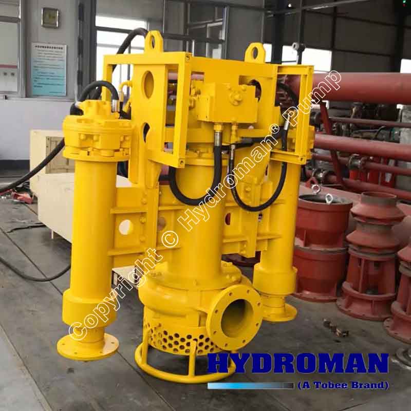 Hydraulic Slurry Submersible Pumps Installed on an Excavator to Assist ...