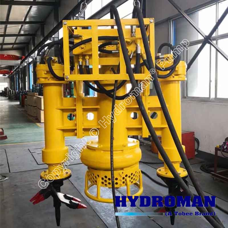 Hydroman Hydraulic Slurry Dredge Pump with Abrasion Resistant Cutters ...