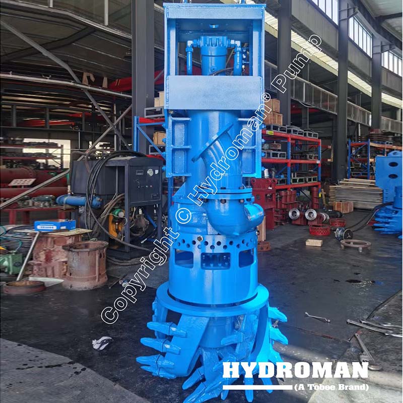 Hydraulic Dredge Slurry Pump with Head Cutter on Excavator for Iran