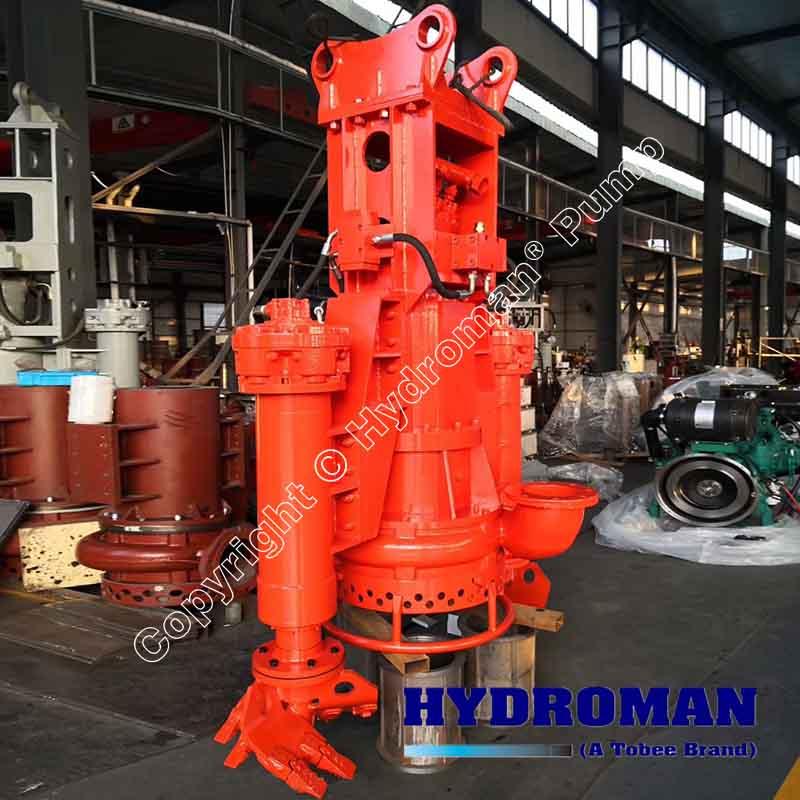 Hydroman Hydraulic Excavator Mounted River Lake Dam Sea Dredging Slurry ...