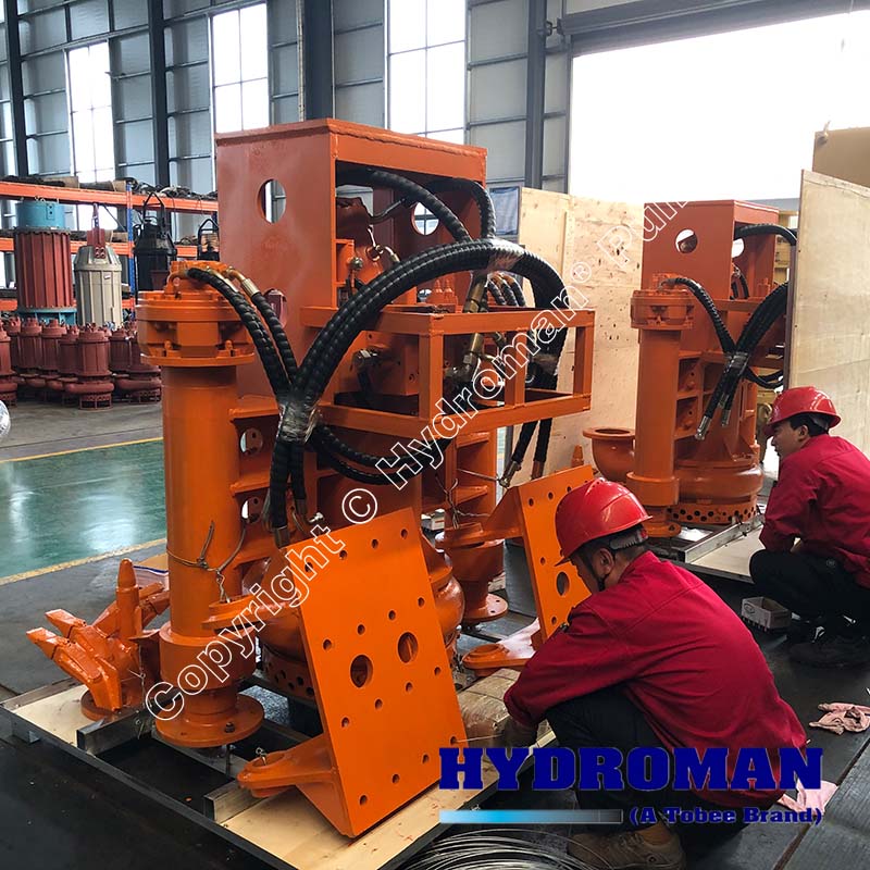 Hydroman Hydraulic Sediment Pump Dredging Sand Slurry with Excavator ...