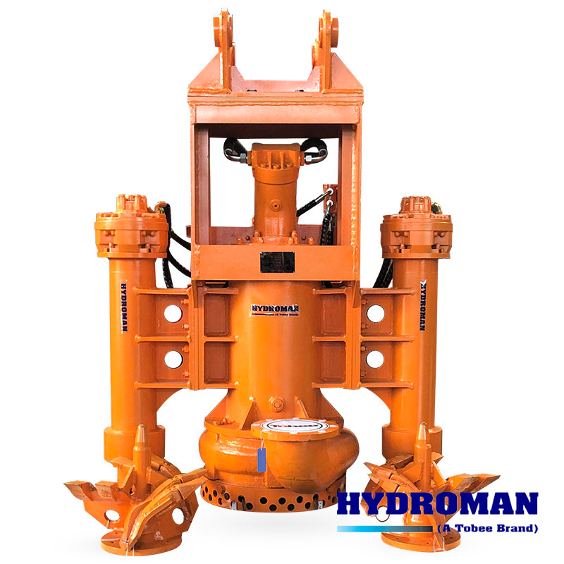 Excavator Mounted Hydraulic Slurry Dredging Pumps with Agitator Cutters ...