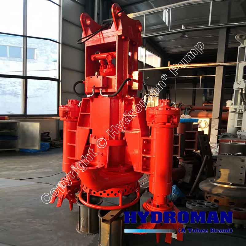 Hydroman Hydraulic Excavator Mounted River Lake Dam Sea Dredging Slurry ...