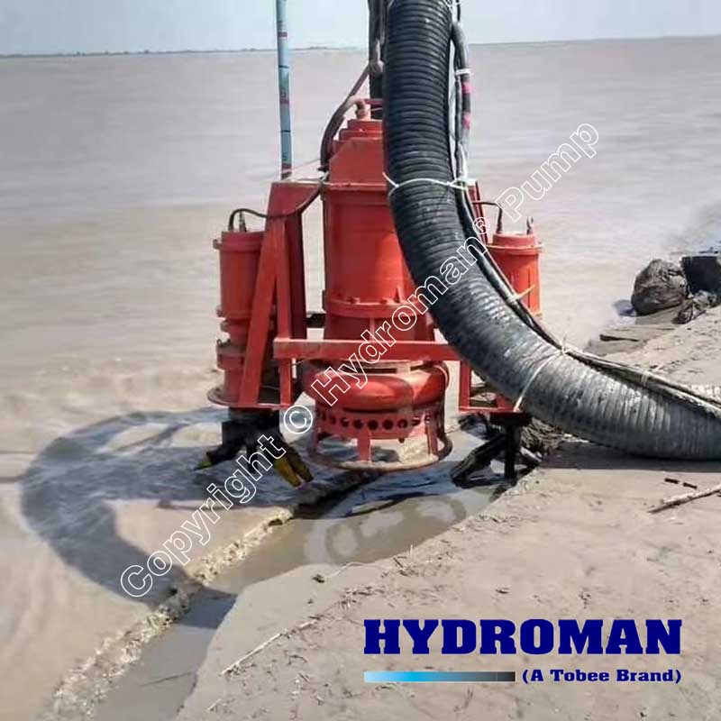 Hydroman Heavy Duty Submersible Dredge Pump with Hydraulic System for ...