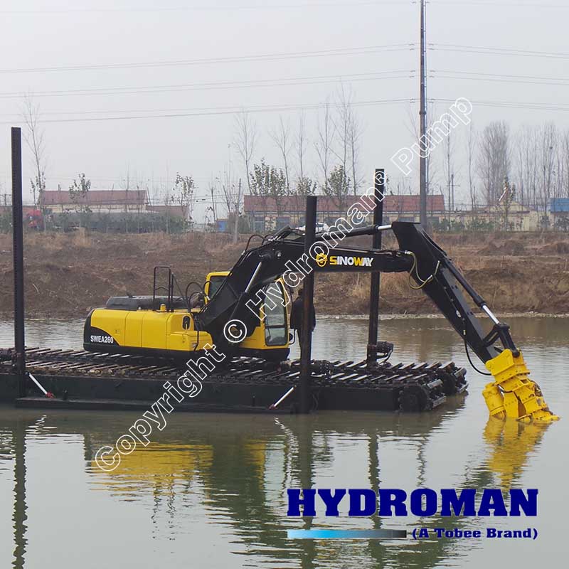 Hydroman High Flow Hydraulic Dredge River Sediment Pump Attachment for ...