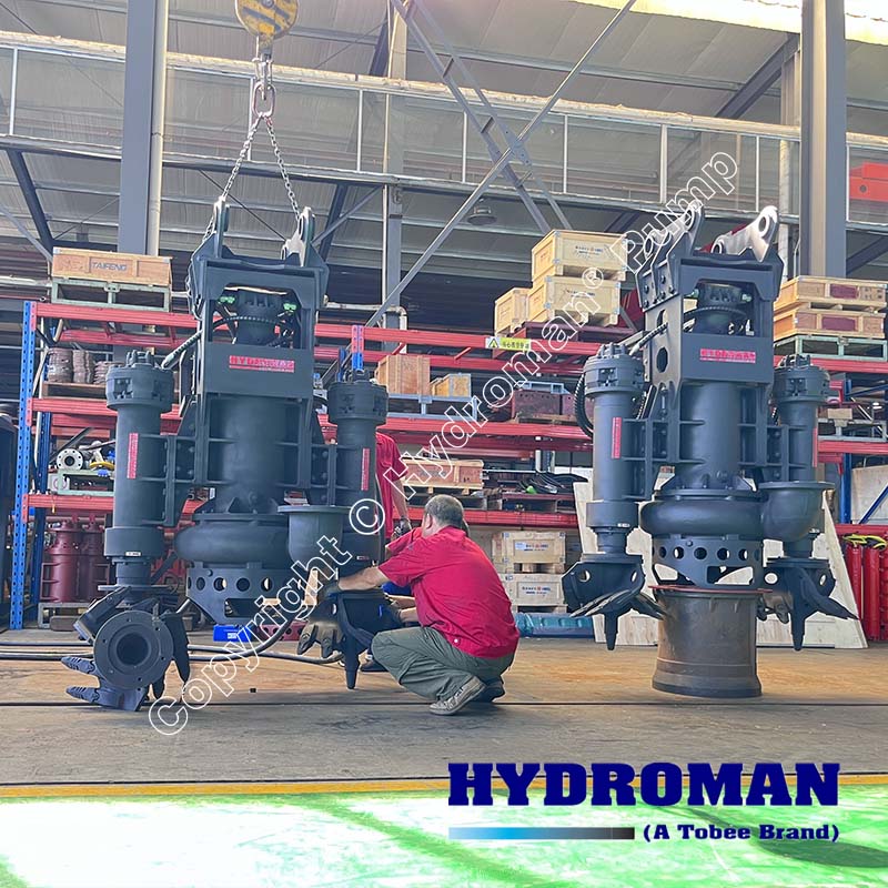 Excavator Driven Hydraulic Submersible Sediment Pump with Cutter ...