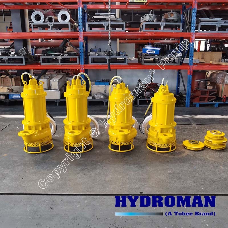 Hydroman Submersible Impeller Slurry Gravel Pump for Concrete and Aggregate Pumping