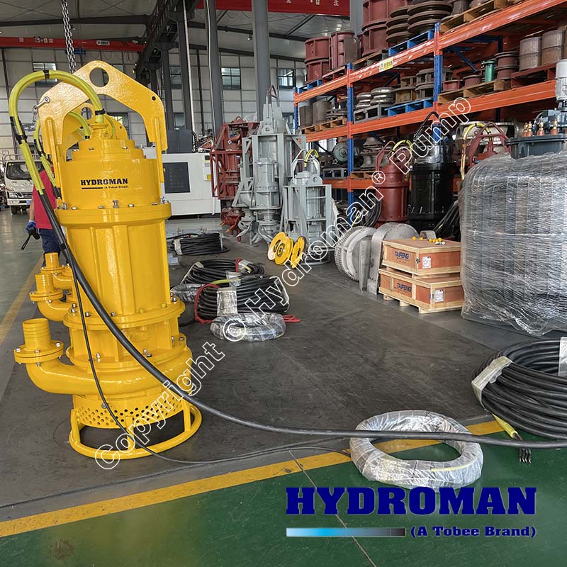 Hydroman Submersible Coal Ash Slurry Pump with Inbuilt Agitator in Lebanon