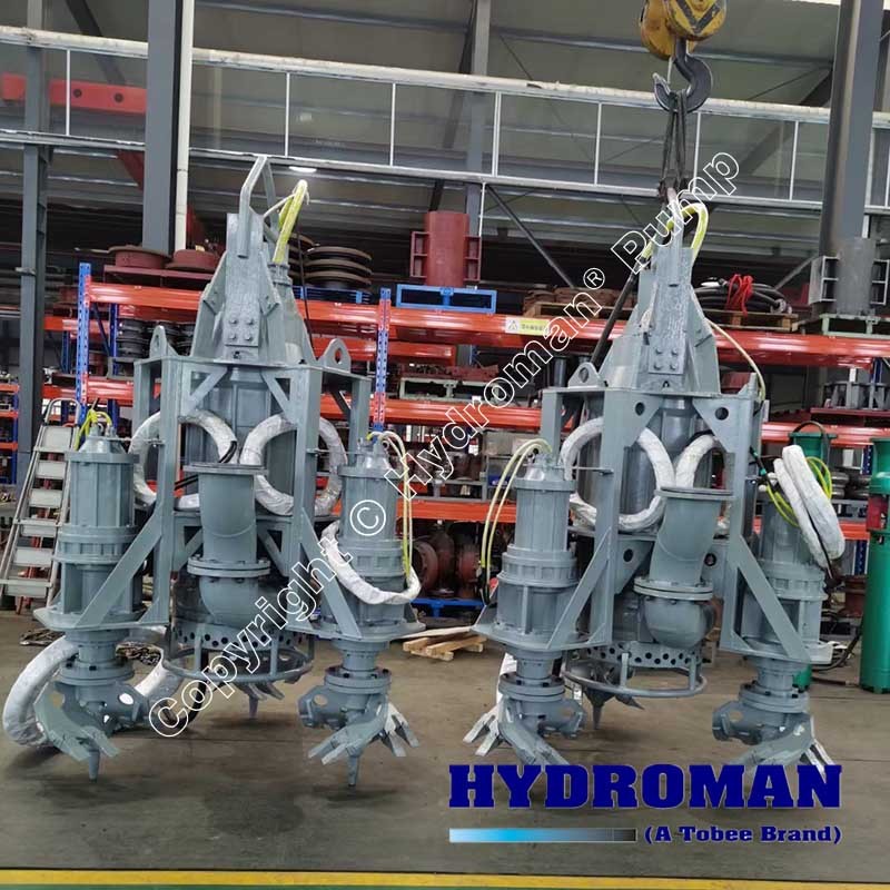 Electric Submersible Silt Sand the Clay Dredging Pump with Water Jet ...