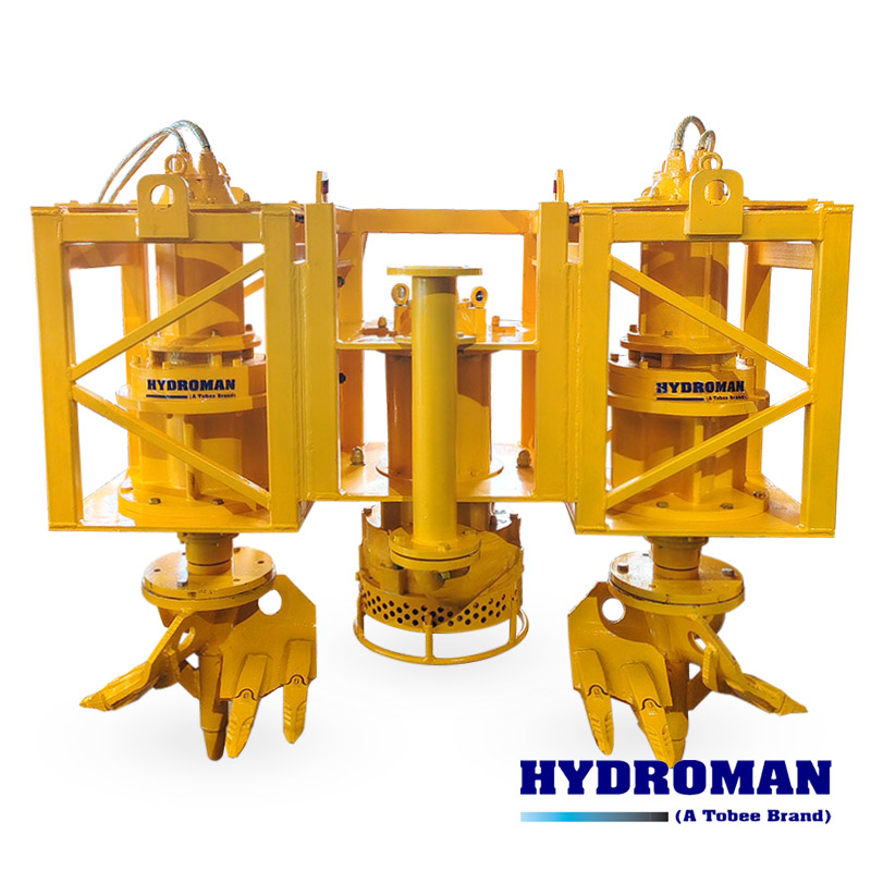 Hydroman Centrifugal 132KW Submersible Slurry Dredge Pumps for Handling ...