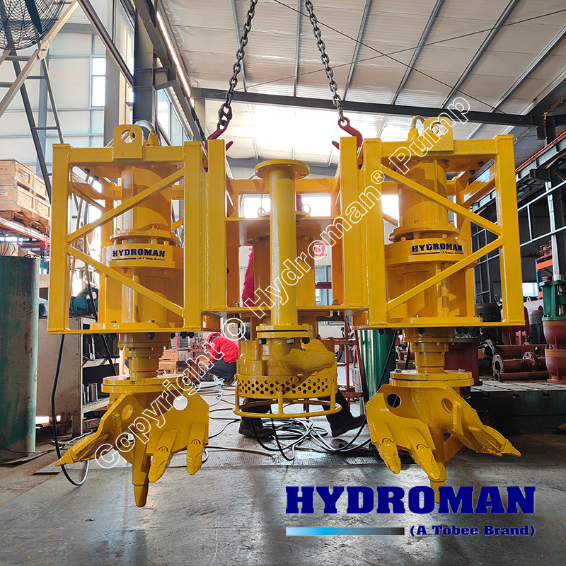 Hydroman Eletrical Submersible Agitators Dual Cutters Pump for Silica ...