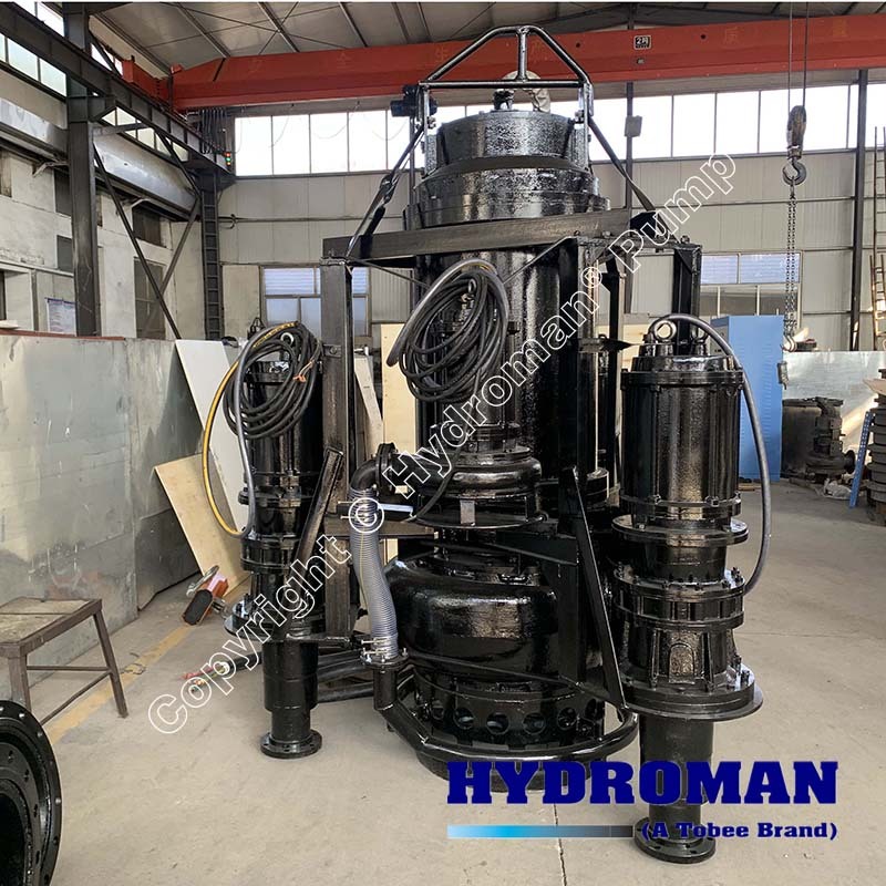 Hydroman Submersible Slurry Pump for Acid Water with Electric Cutter ...