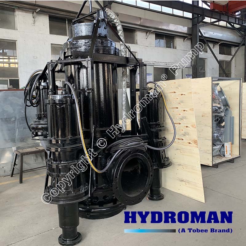 Hydroman Submersible Slurry Pump for Acid Water with Electric Cutter ...