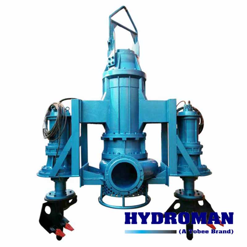 Submersible Electric Pump with Cutters for Handling Abrasive Materials ...