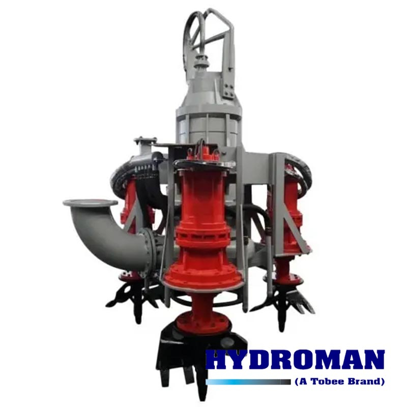 Hydroman Agitator Submersible Sand Pump for River Dredging with Cutters ...