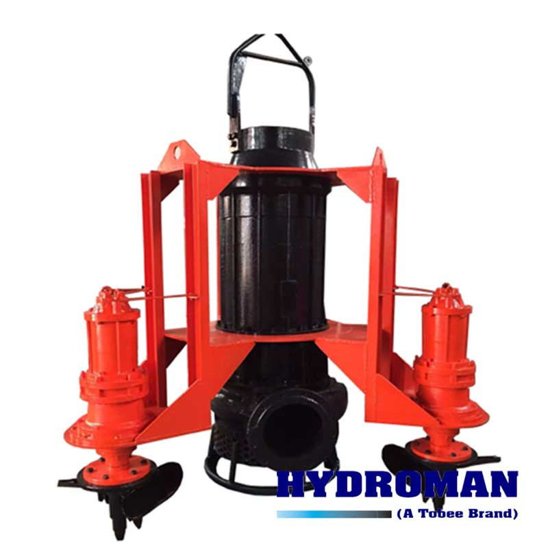 Submersible Electric Sand Dredging Pump With Side Cutters for Clearing Tank