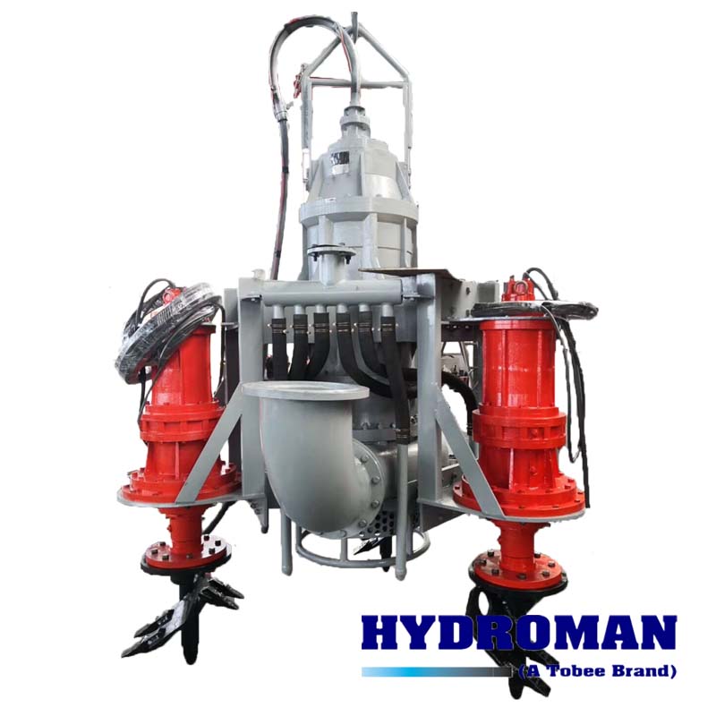 Electric Submersible Sludge Pump with 2 side Cutters to Remove the ...