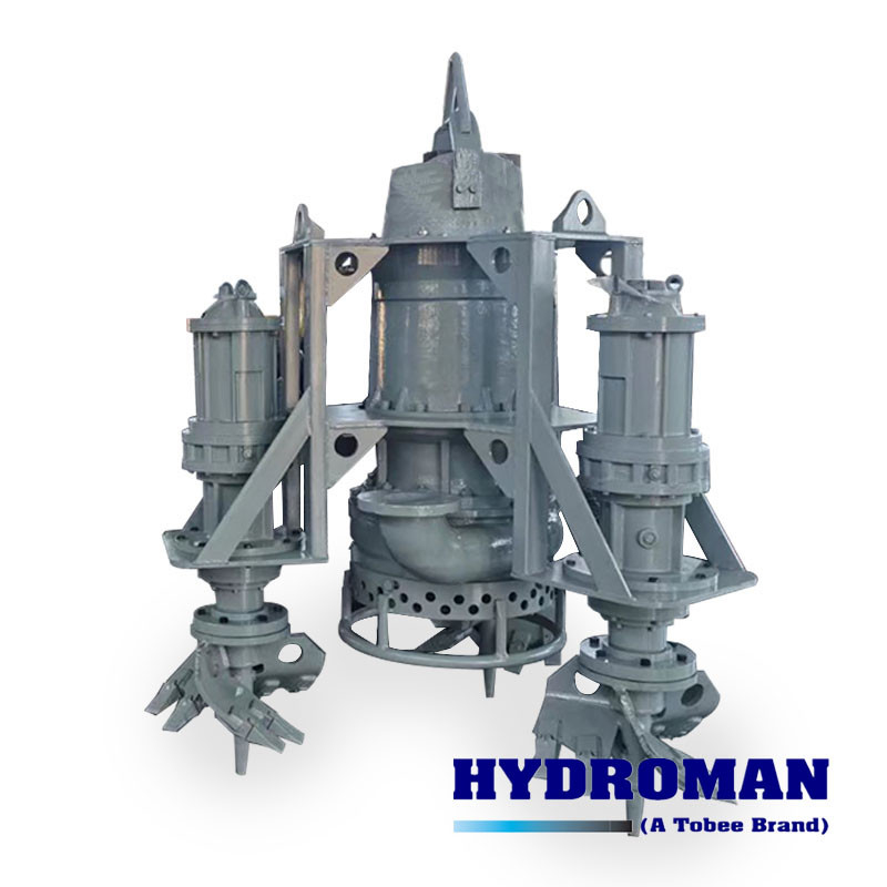 Hydroman Heavy Duty Cutters Submersible Pump with Agitator for Terbium ...