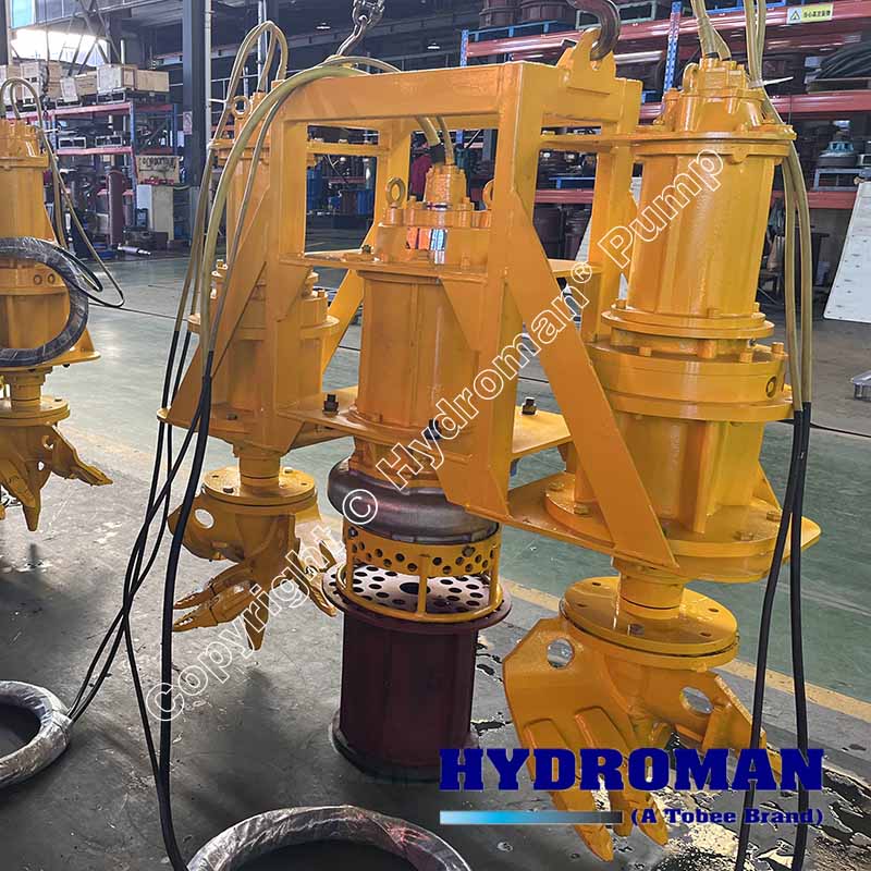Hydroman Centrifugal Submersible Pump with Electric Agitator Cutters ...