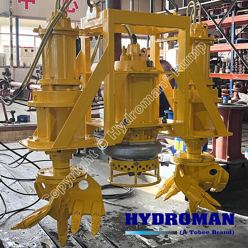 Electric Submersible Dewatering Pumps with Cutter Heads for Handling ...