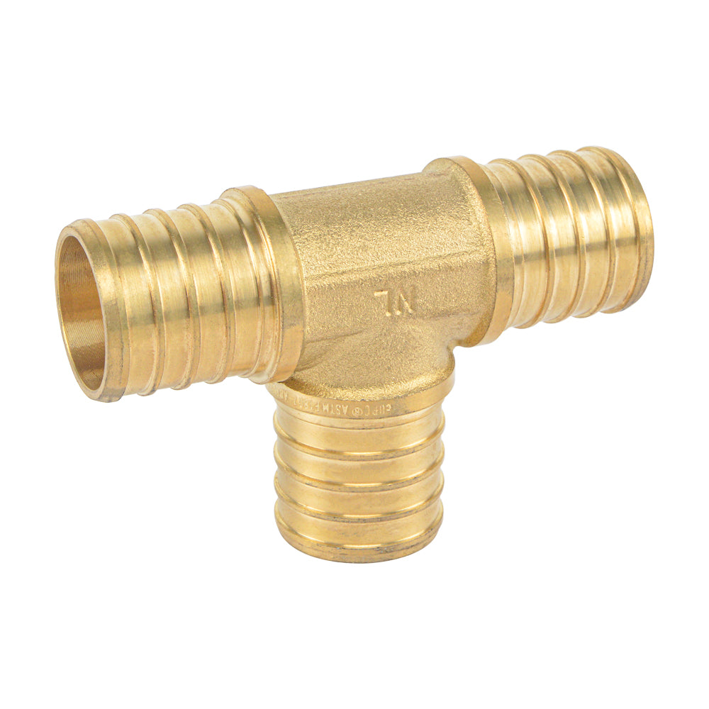 HYDRO MSATER Lead Free Brass PEX Reducing Tee Crimp Fitting Pex Fitting