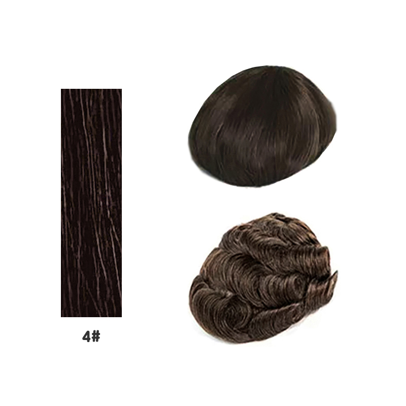 Fine Mono Top with Lace Frontal – VER Men's Toupee – 100% Human Hair