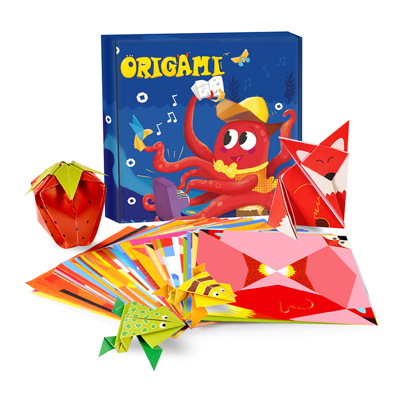 Kids Origami Kit 72 Patterns – Fun DIY Craft for Ages 3-10