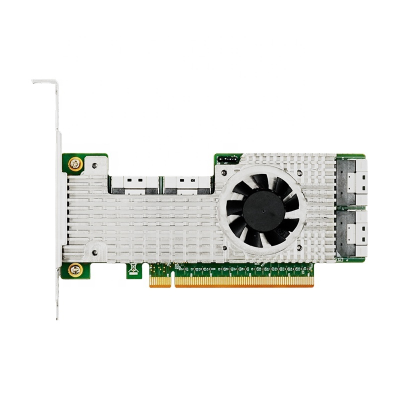 LRNV9F48 PCIe X16 4-port NVMe Switch Adapter Storage Expansion Card ...