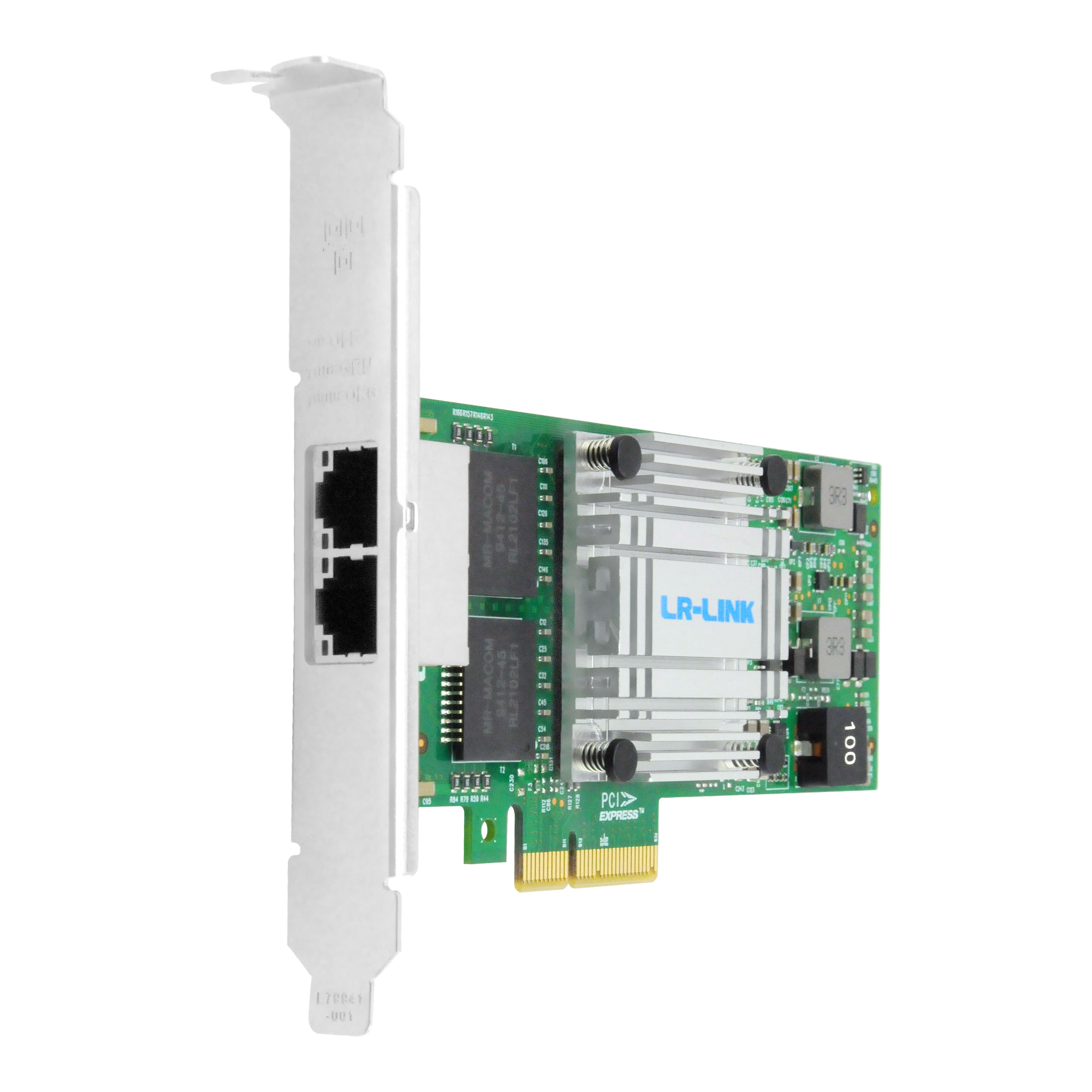 LREC9712HT Ethernet Network Card 2 Port Lan Card I350 PCIe Express Dual ...