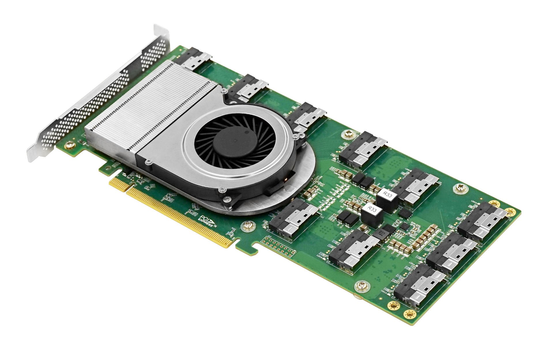 LRNV9F96-10I PCle 4.0 x16 10*SFF-8654 8i NVMe Switch Adapter Expandable ...