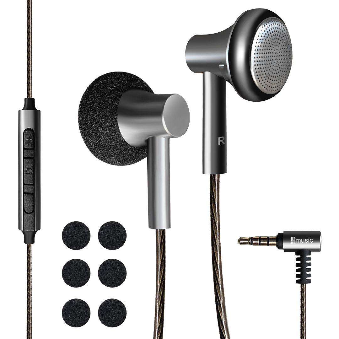 Hmusic Flat Head Earphones WE05