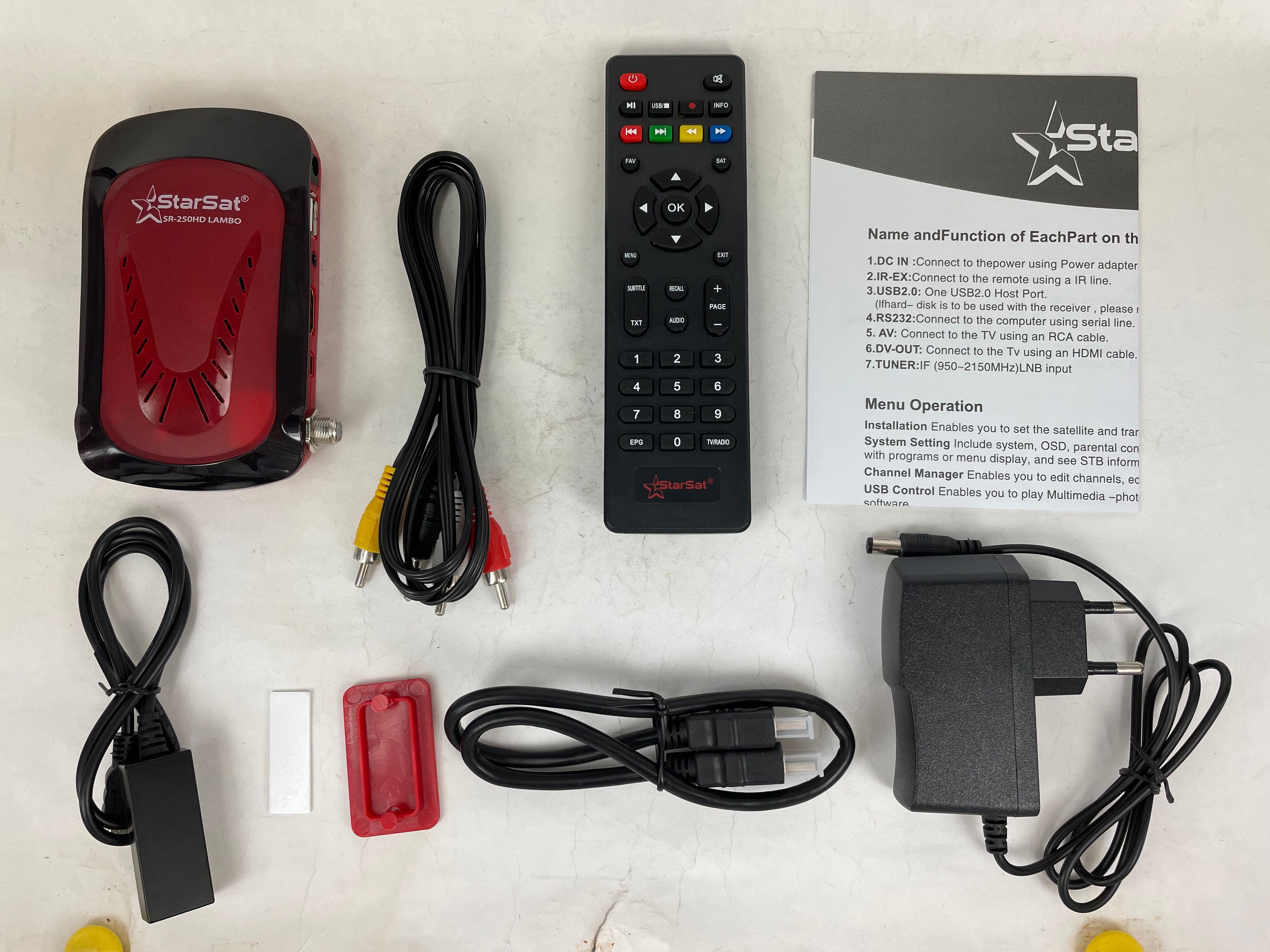 Syta Full HD 1080P Dvb S2 Tv Receiver STARSAT 250 LAMBO HD Satellite ...