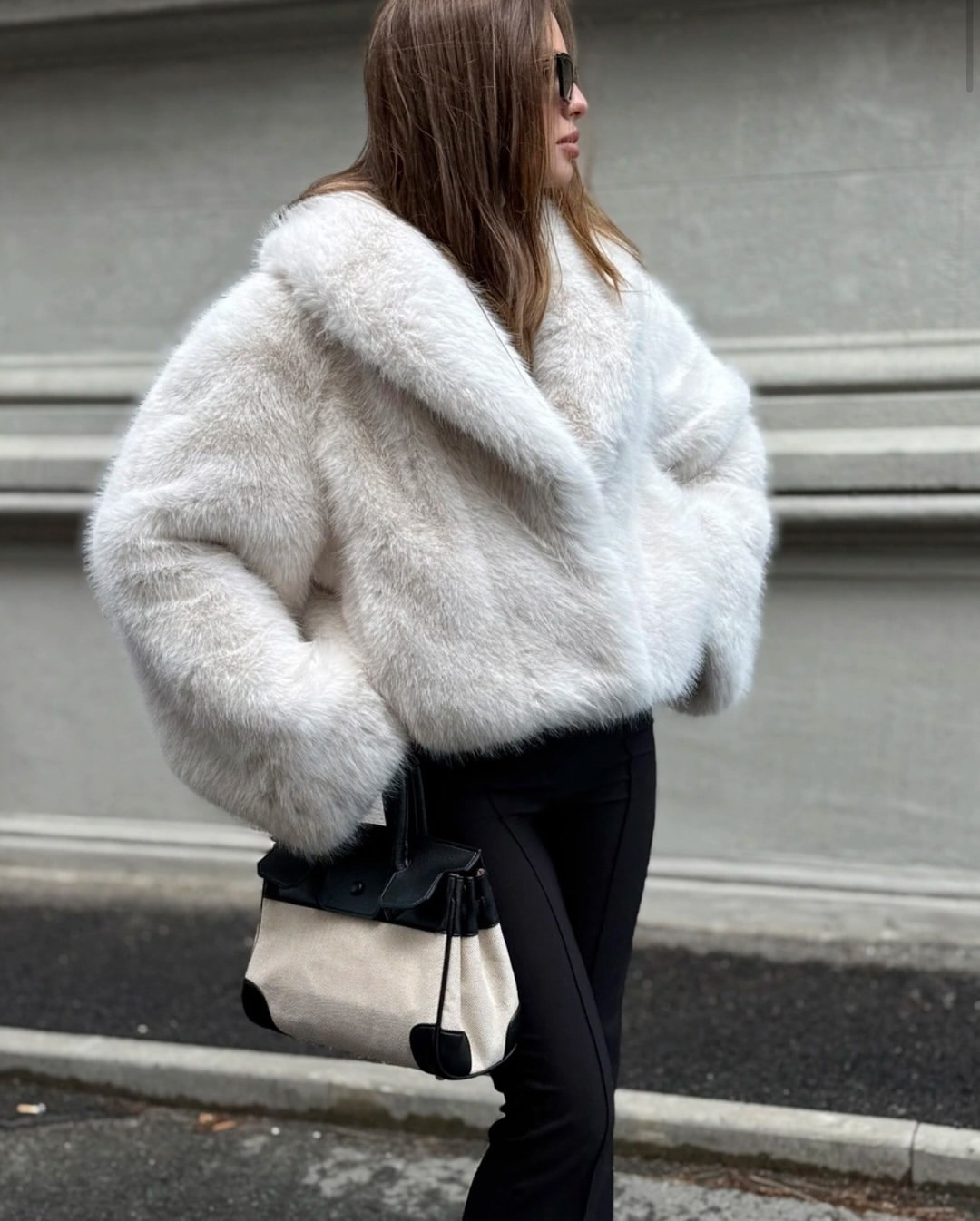 Environmentally Friendly Faux Fur Coat
