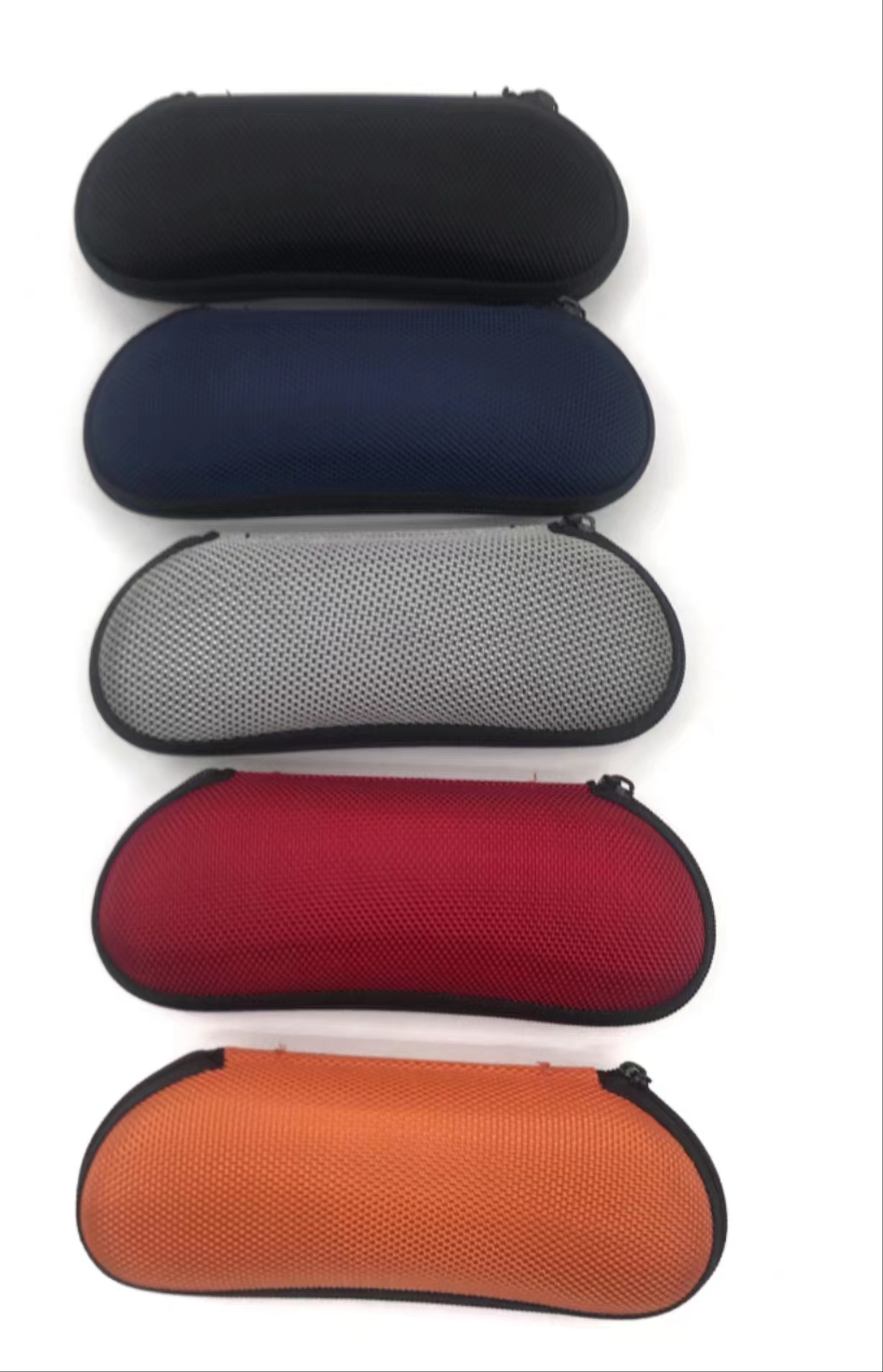 Zipper glasses case