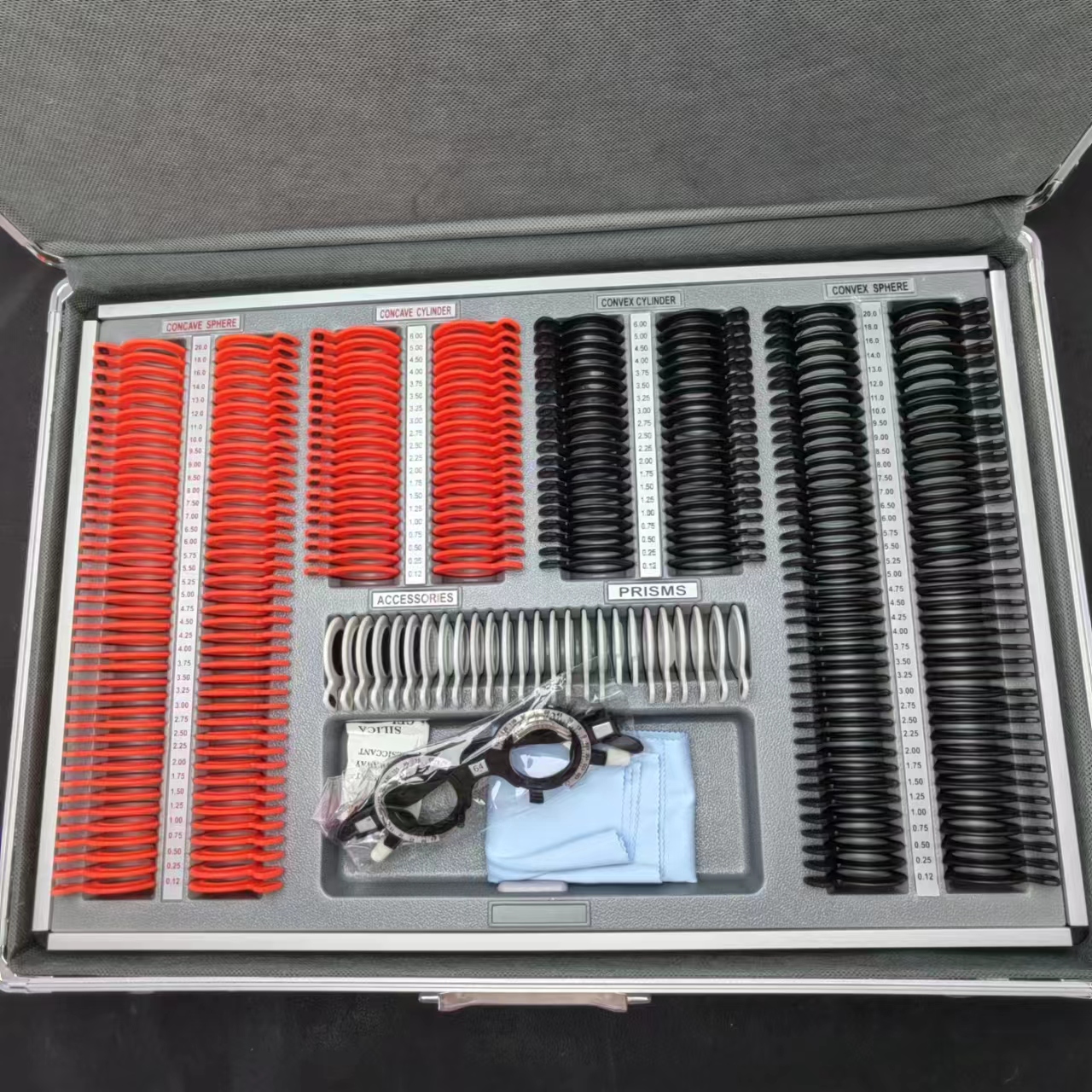 Optometry box trial lens set(266 pcs plastic)