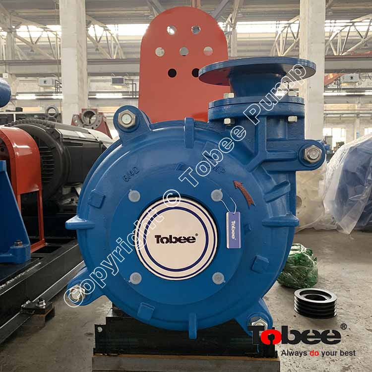 6/4D-AH Slurry pump with outlet 6inch 6/6 pump