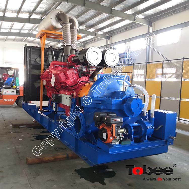 Skid Mounted Engine Driven Split Case Water Pump