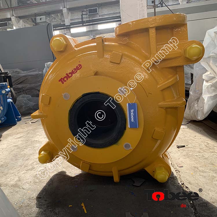6x4 D-AHR Expeller Seal Slurry Pump with A05 Impeller and R55 Liners