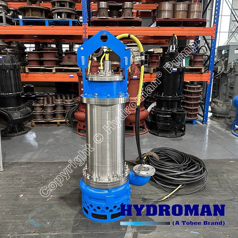 Submersible Sludge Pump for Spent Acid Slurry in Super Duplex Stainless ...